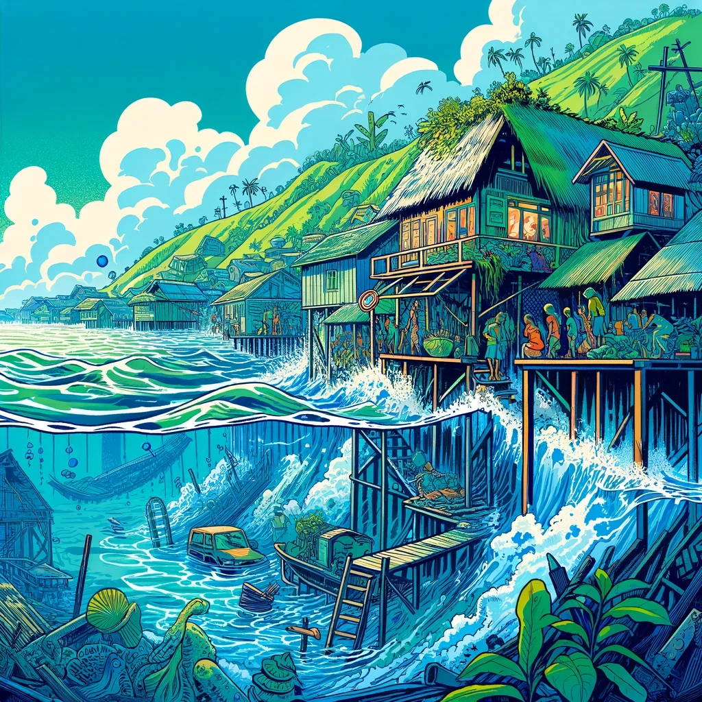 Augmentation spectaculaire du niveau de la mer : les conséquences pour les îles Pacifiques