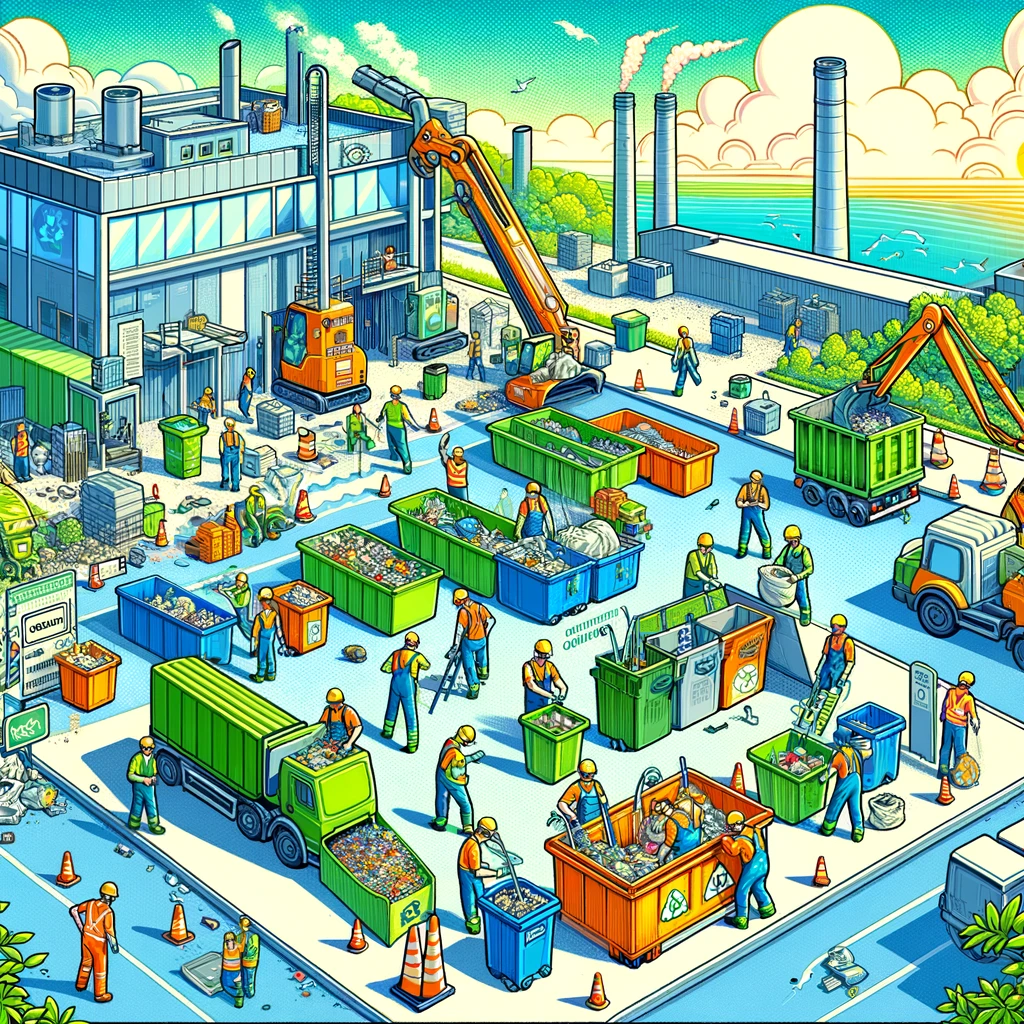 Guide pratique pour le tri sélectif et la gestion des déchets industriels sur les chantiers